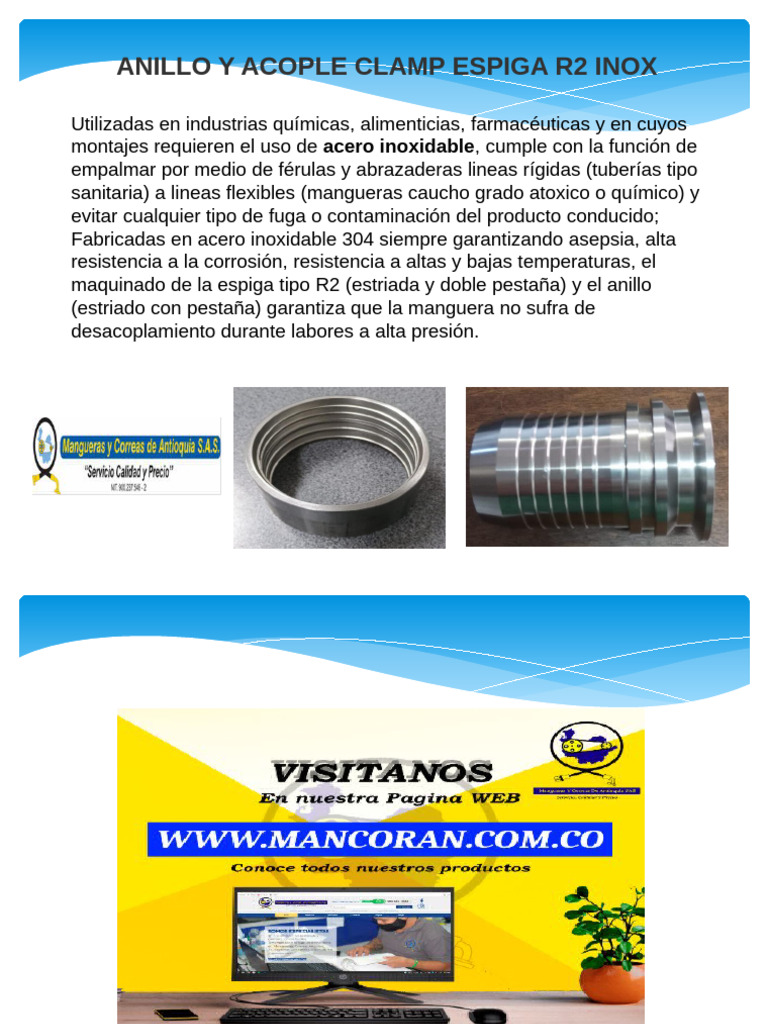 Acoples Clamp R2 | PDF