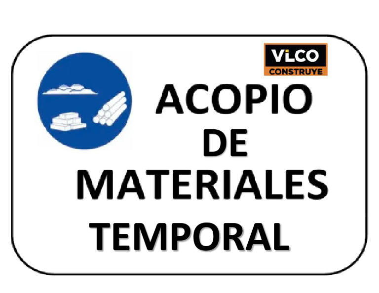 Acopio Temporal de Materiales | PDF