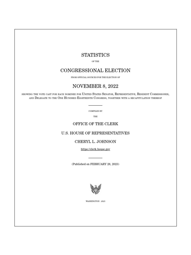 2022 Election Results Summary | PDF | Republican Party (United States ...