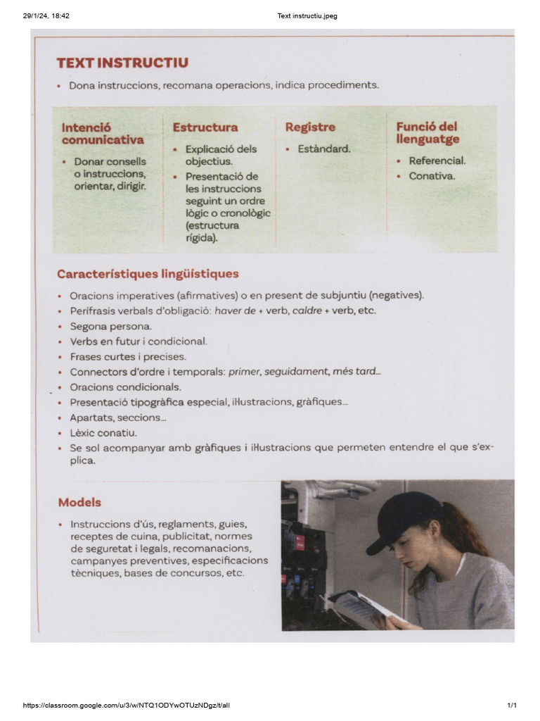 Text Instructiu - Jpeg | PDF
