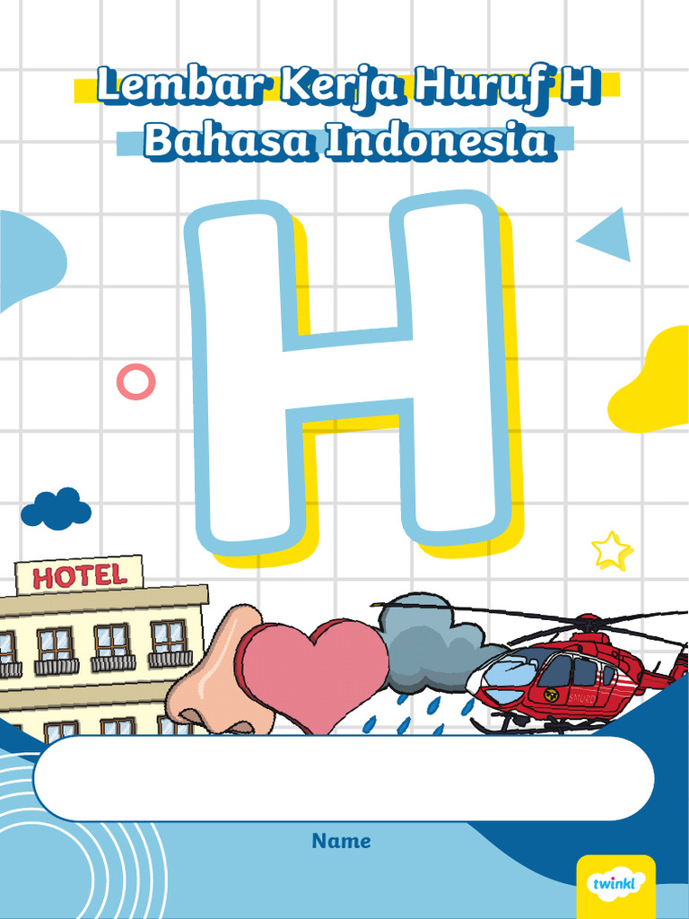 Lembar Kerja Menulis Huruf H | PDF
