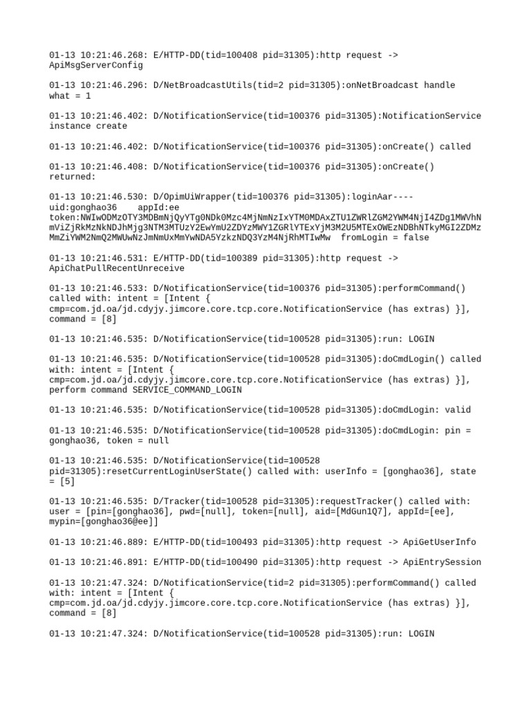 Log Opim Timline 2025 01 13 | PDF | Internet Architecture | Computer Network