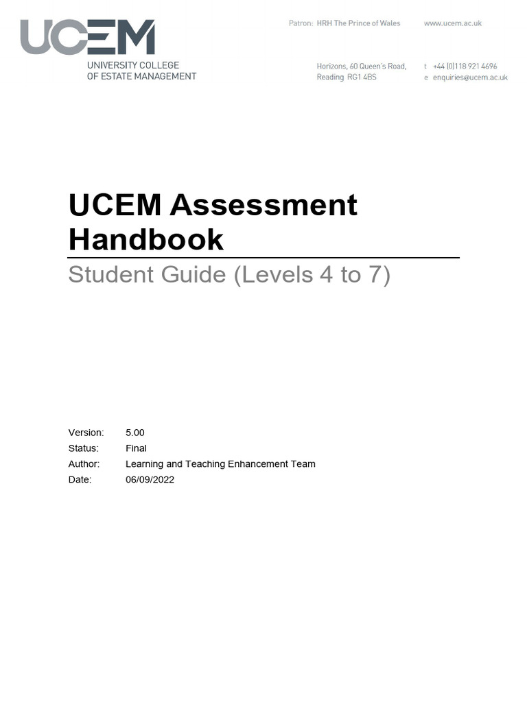 Assessment Handbook | PDF | Educational Assessment | Cognitive Science