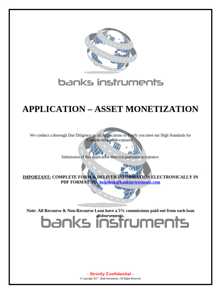 BI Client Compliance Application BG SBLC MTN LTN Monetization | PDF | Arbitration | Banks