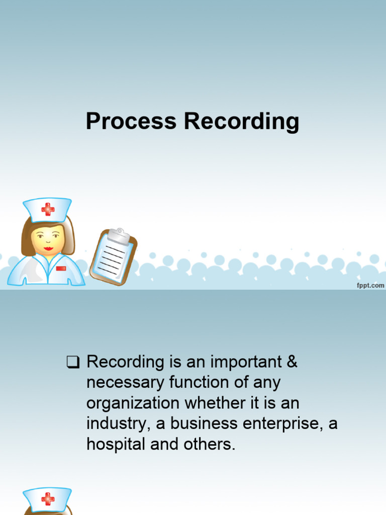 1F. Process Recording. NCM 117 1 | PDF | Nonverbal Communication ...