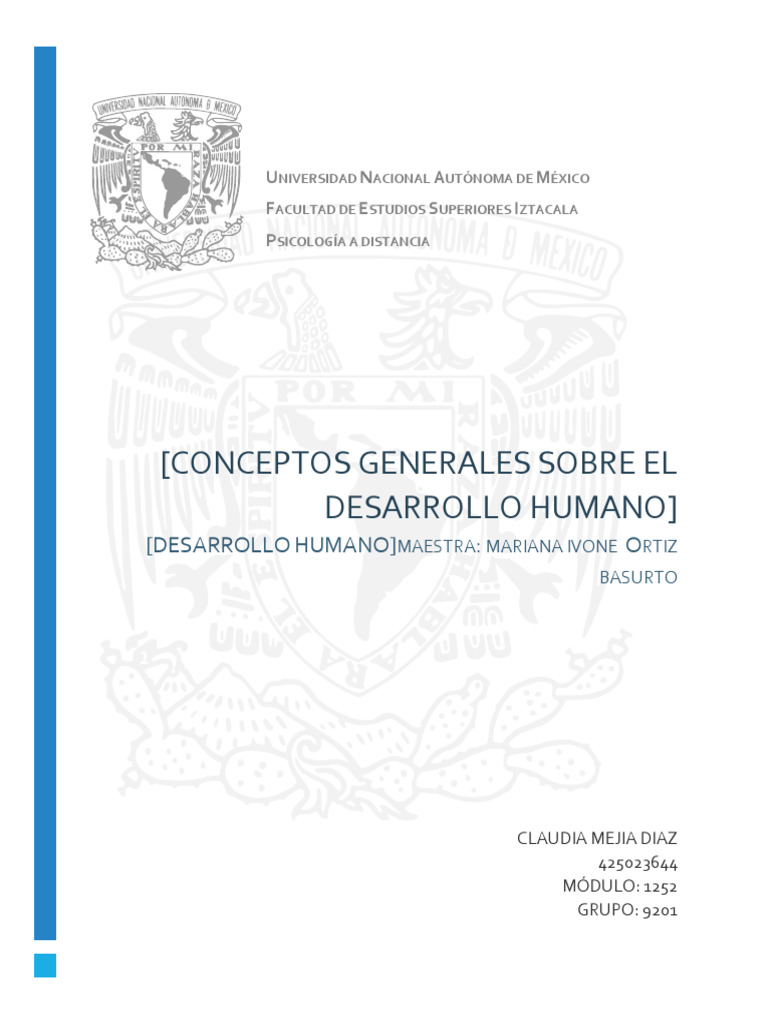 MejiaDiazClaudia - Conceptos Generales Sobre El D.H. | PDF | Sicología | Aprendizaje