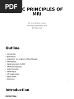 Basics Physics of MRI | PDF | Magnetic Resonance Imaging | Relaxation (Nmr)