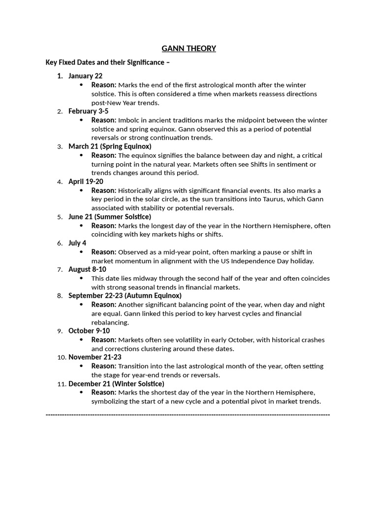 GANN THEORY | PDF | Astrology | Solar System