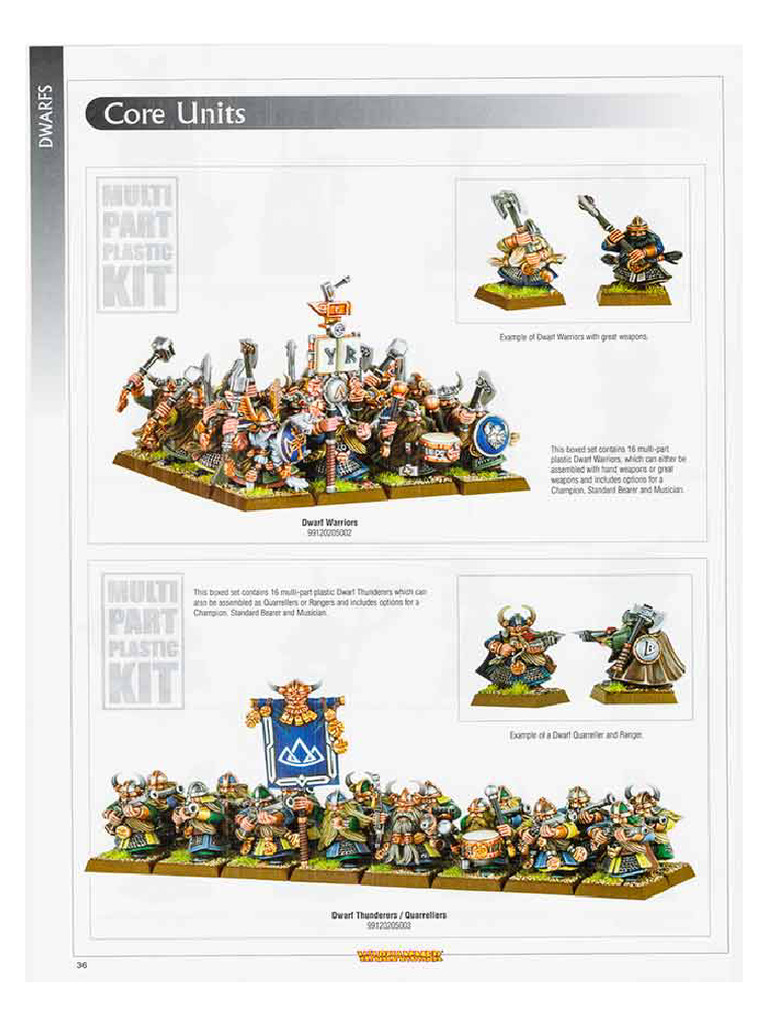 Dwarfs - Core Units | PDF