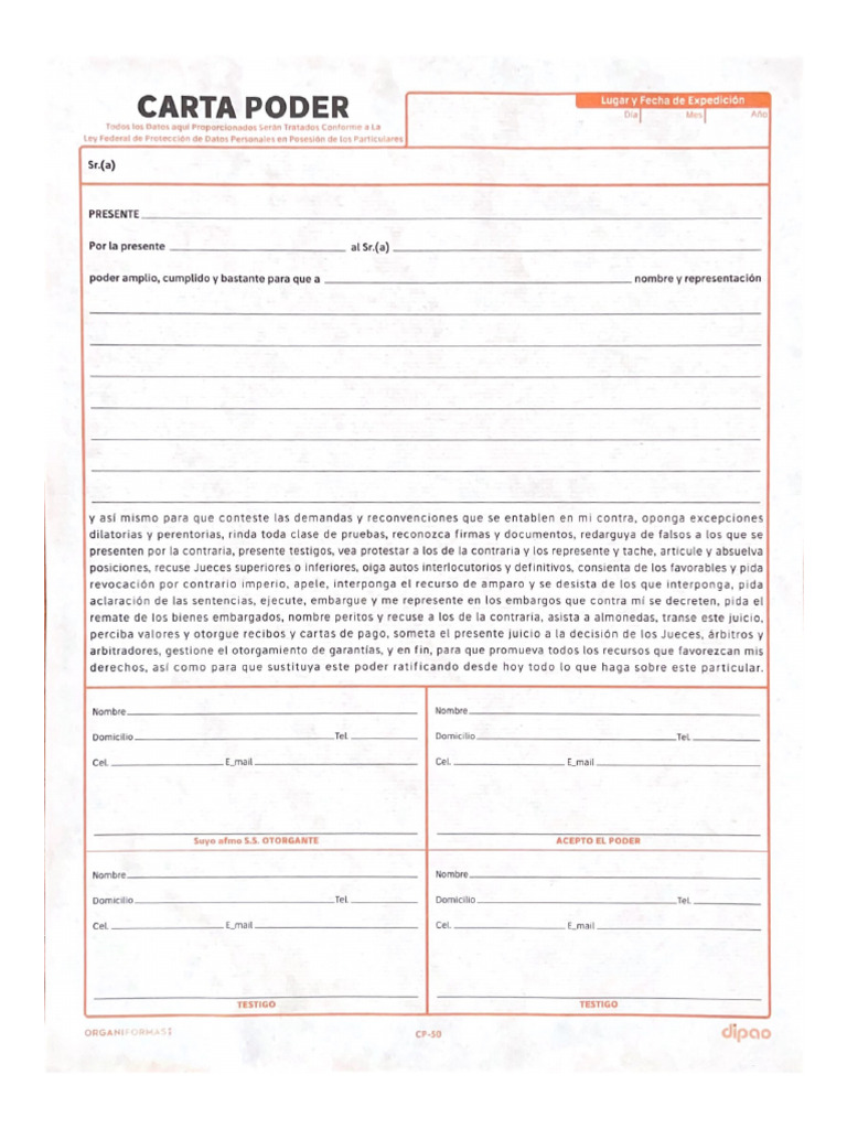 Carta Poder | PDF