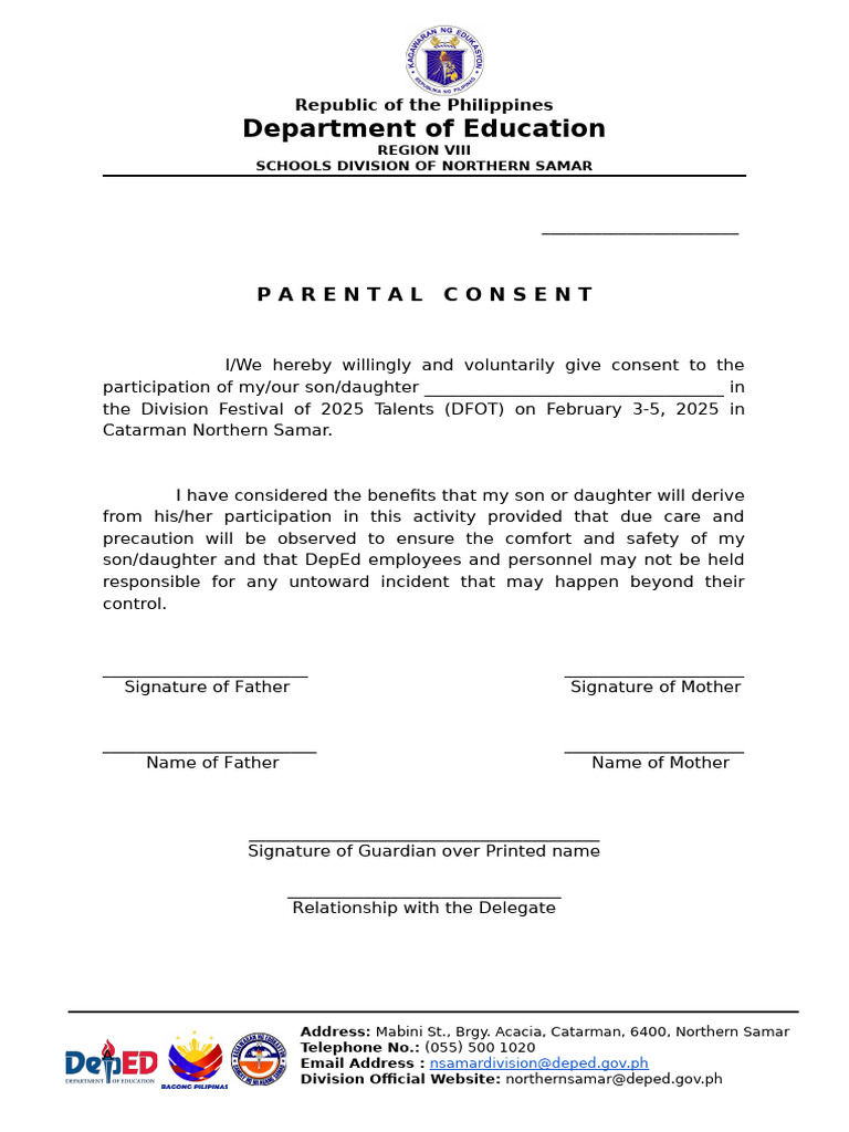Parent Consent | PDF