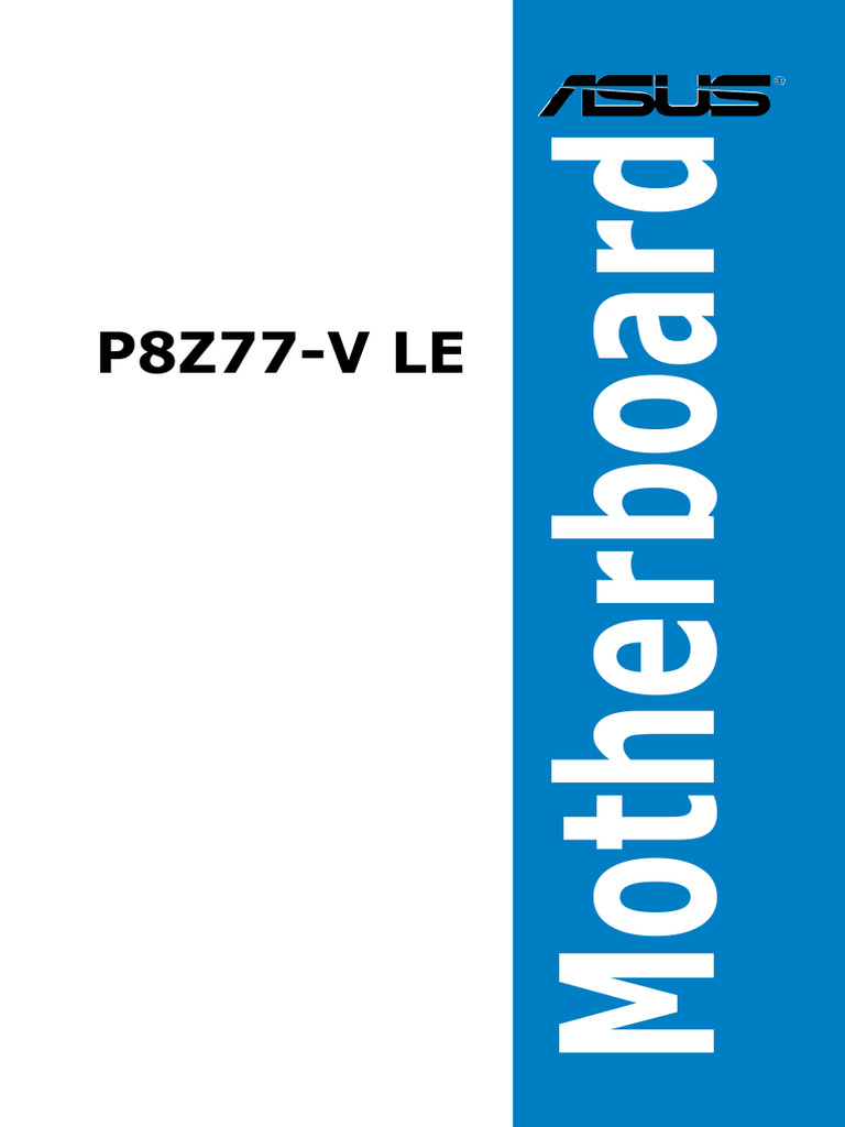 E7505 P8Z77 V - Le | PDF | Bios | Usb