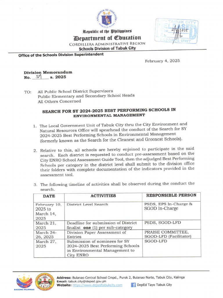 DM No. 59 S. 2025 | PDF