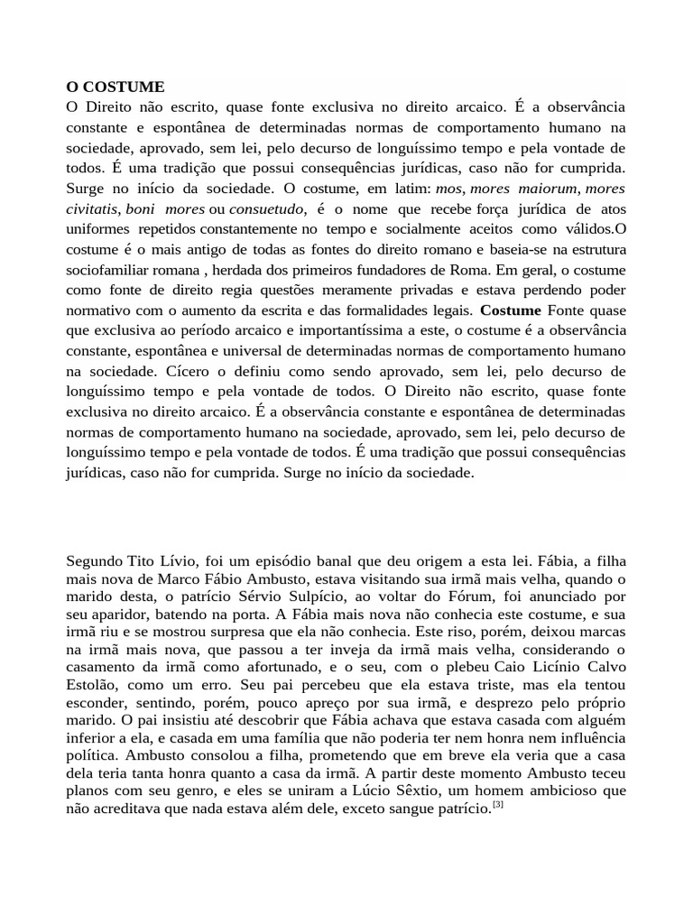 Lei Licínia: Poder da Plebe em Roma | PDF | Roma Antiga
