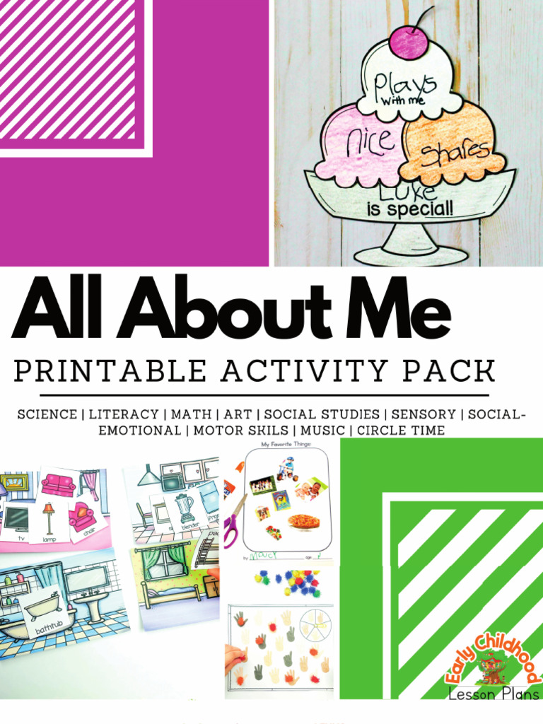 All About Me Printable Activities | PDF