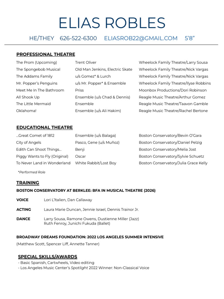 Elias Robles Resume | PDF