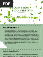 BIODIVERSITY (Grade 10) | PDF | Biodiversity | Ecosystem