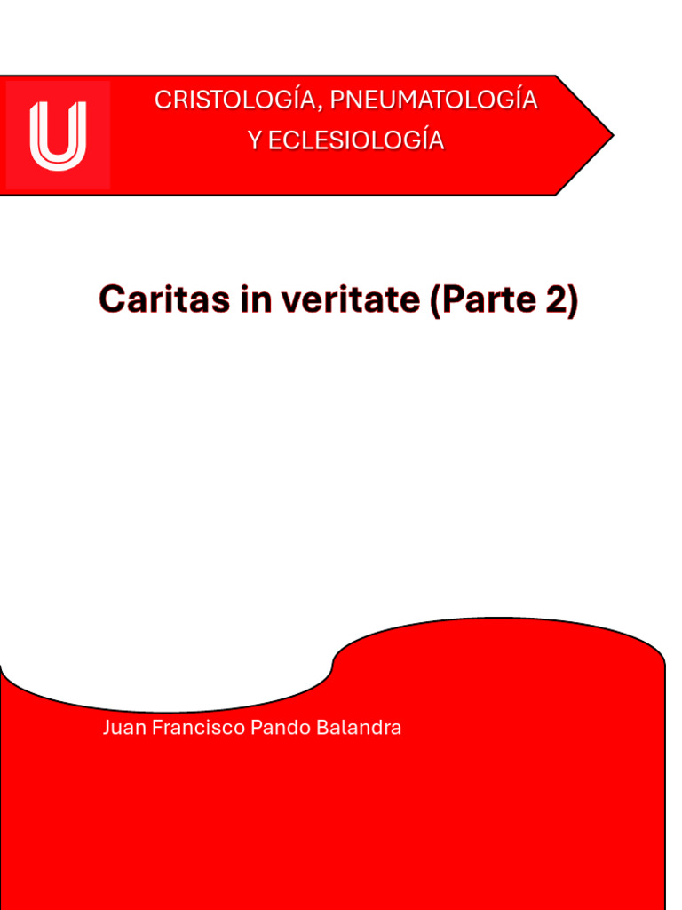 Caritas in Veritate Parte 2 | PDF | Paz | Justicia