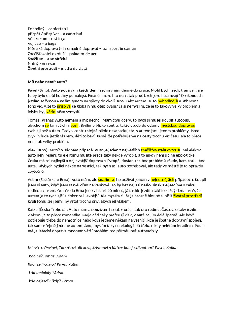 KT Mít Nebo Nemít Auto | PDF