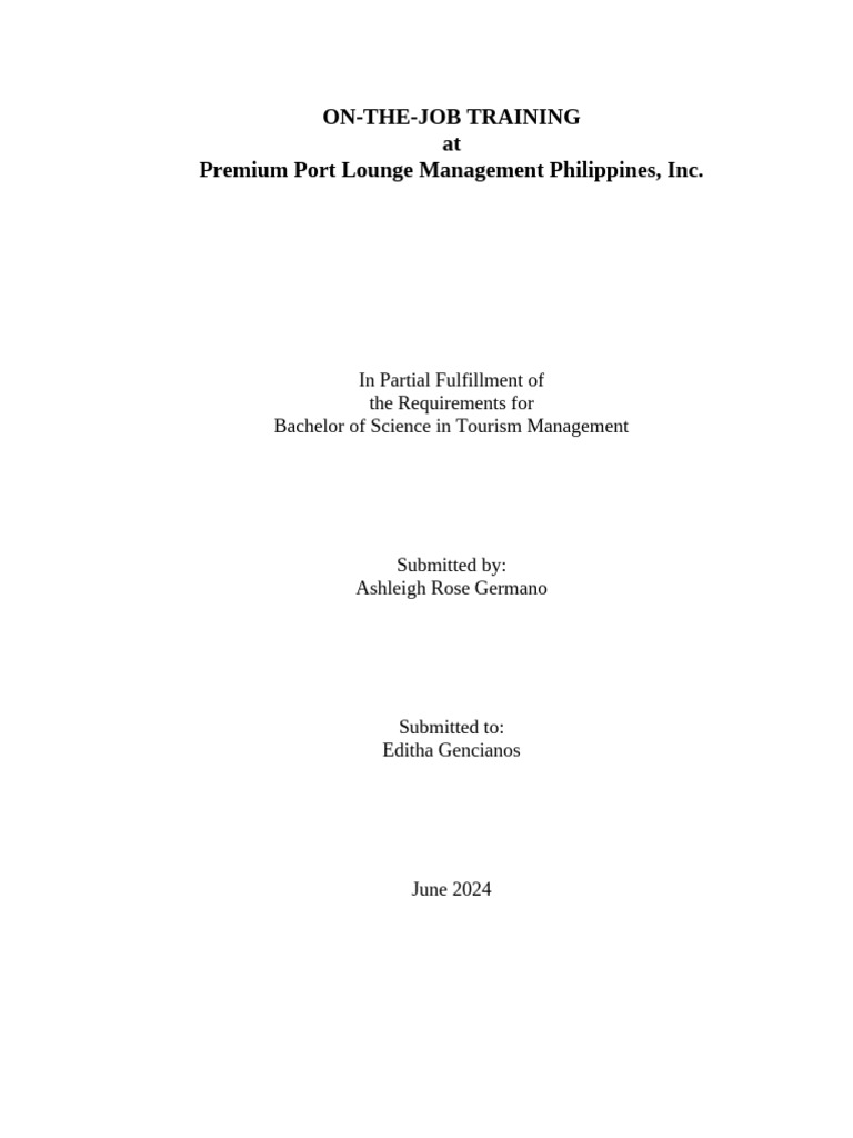 Format Integration - Paper - Template | PDF | Airport Lounge | Mentorship