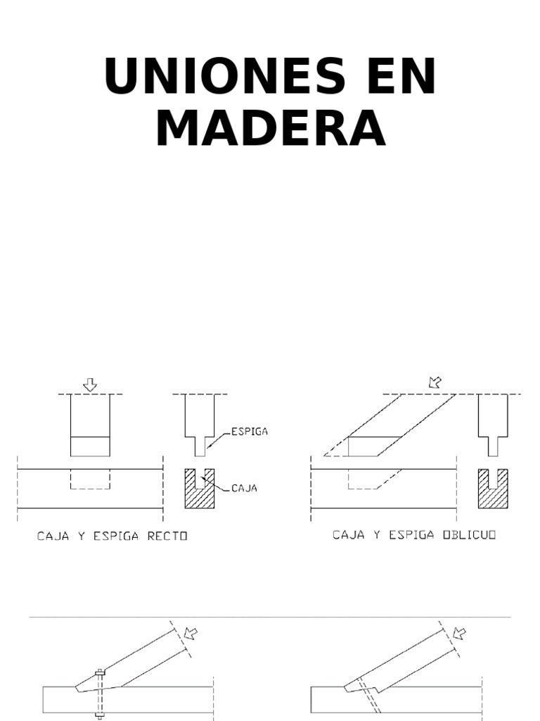 UNIONES EN MADERA | PDF