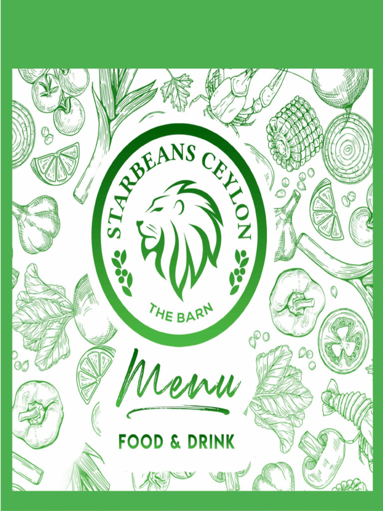 The Barn by Starbeans Food and Drinks Menu | PDF