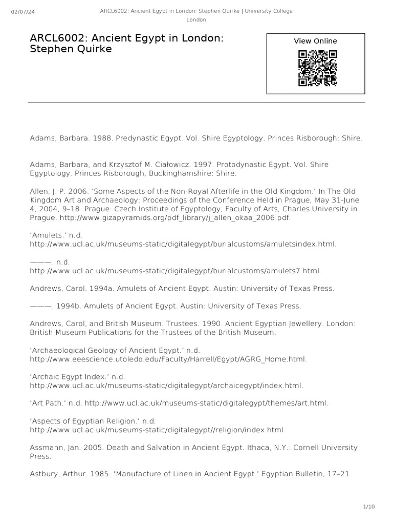 Ancient Egypt Studies at UCL | PDF | Ancient Egypt | Egyptology
