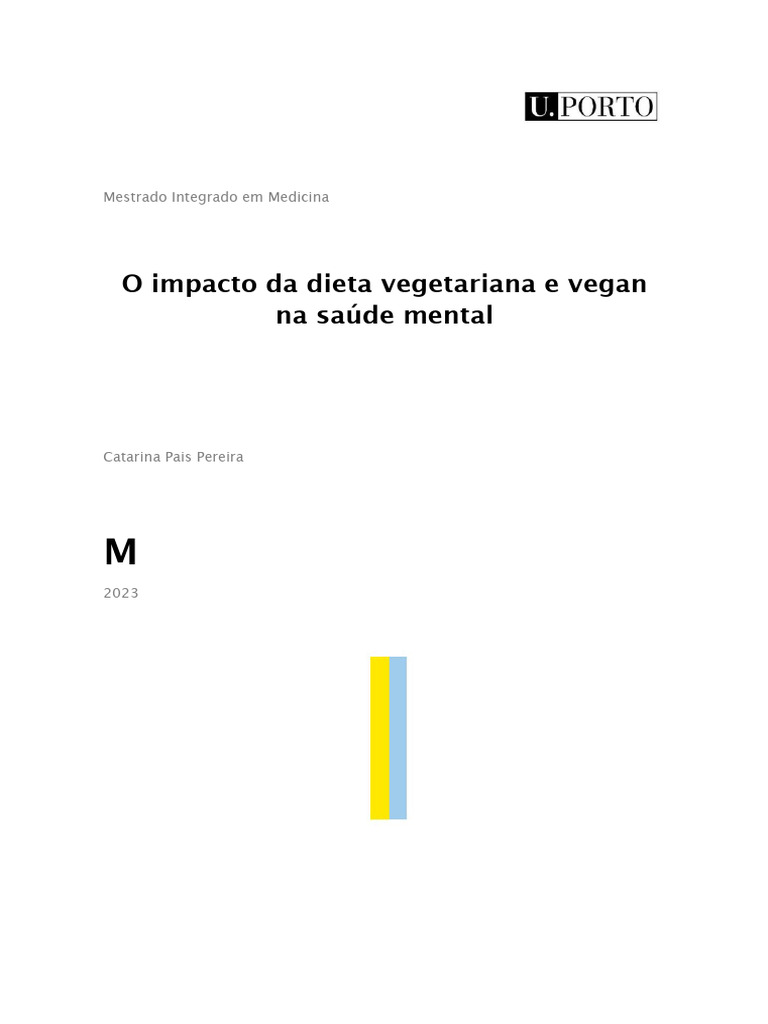 Dieta Vegetariana e Saúde Mental: Impactos | PDF | Vegetarianismo ...