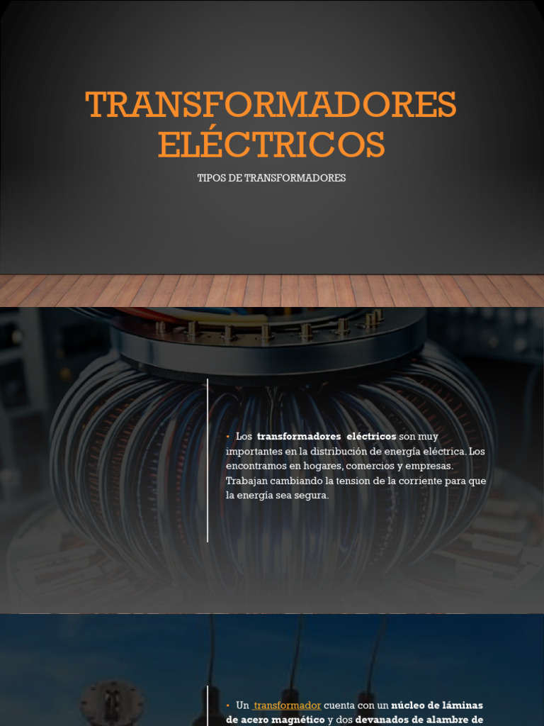 Tipos y Funciones de Transformadores Eléctricos | PDF | Transformador ...