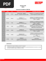 E5 Calendario Alumnos UPC 2025-01 | PDF