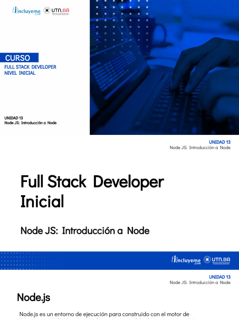 13 Introducción Node | PDF | Script Java | Interfaz de línea de comando