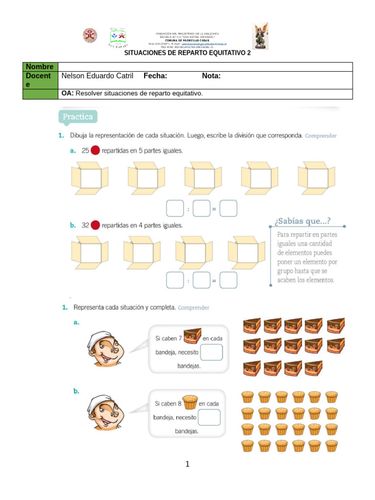 SITUACIONES DE REPARTO 2 | PDF