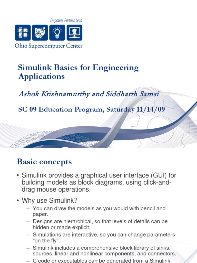 Simulink Basics For Engineering Applications: Ashok Krishnamurthy and Siddharth Samsi | PDF ...