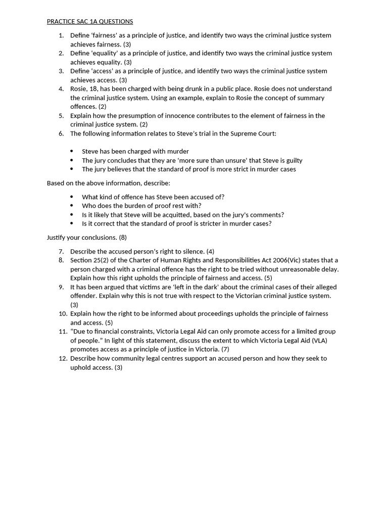 Principles of Justice in Criminal Law | PDF