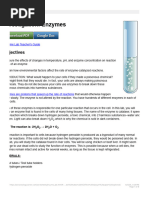 Catalase Experiment-Lab Manual | PDF | Enzyme | Catalysis