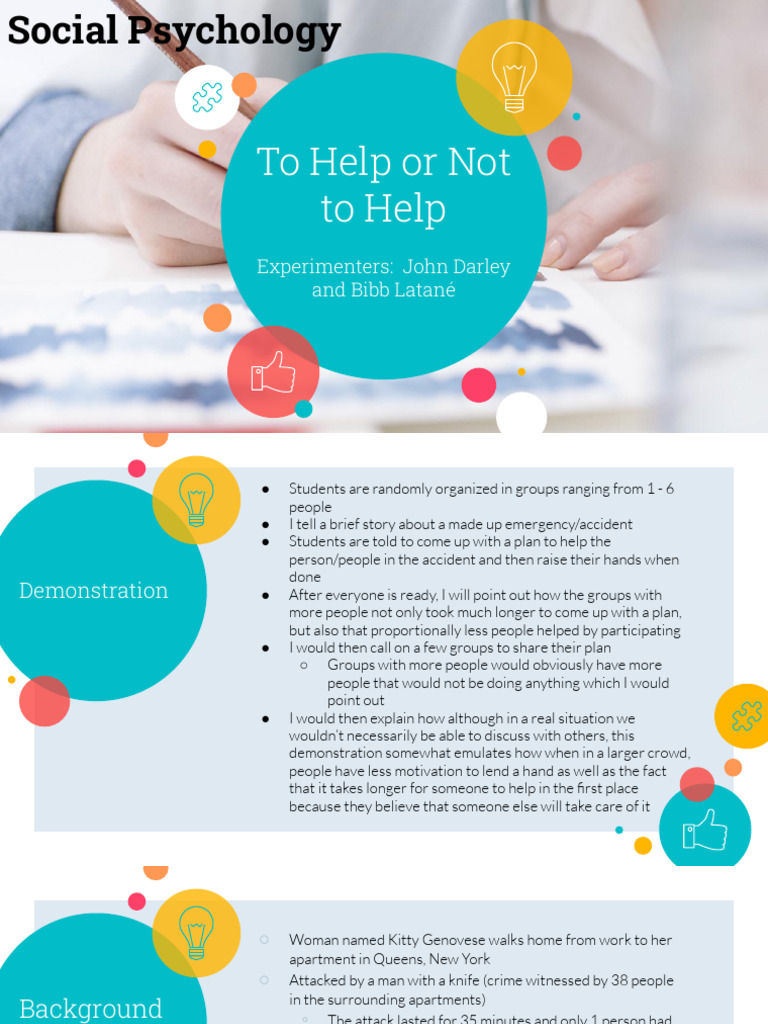 Bystander Effect: Darley & Latané Study | PDF | Cognition ...