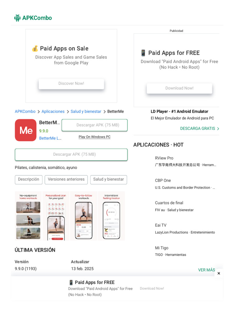 Paid Apps On Sale Paid Apps For Free: Apkcombo | PDF | Google Play | Android (sistema operativo)