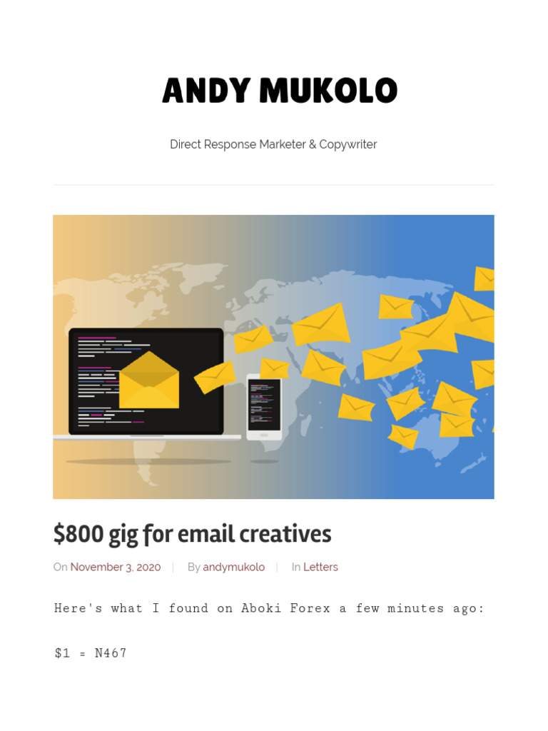 Email Copywriting Success Story | PDF