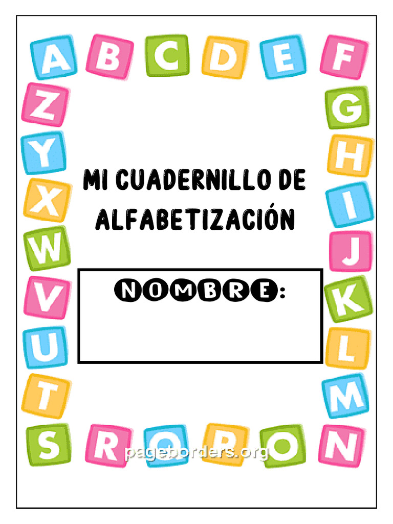 Cuadernillo de ALFABETIZACIÓN | PDF