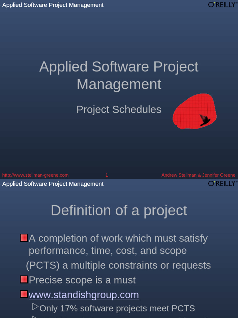 Slide 6 - Project Schedules | PDF | Project Management | Business