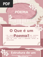 Características e Estruturas do Poema | PDF | Métrica (poesia) | Eufonia