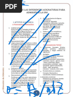 Temario Ingreso UNI | PDF