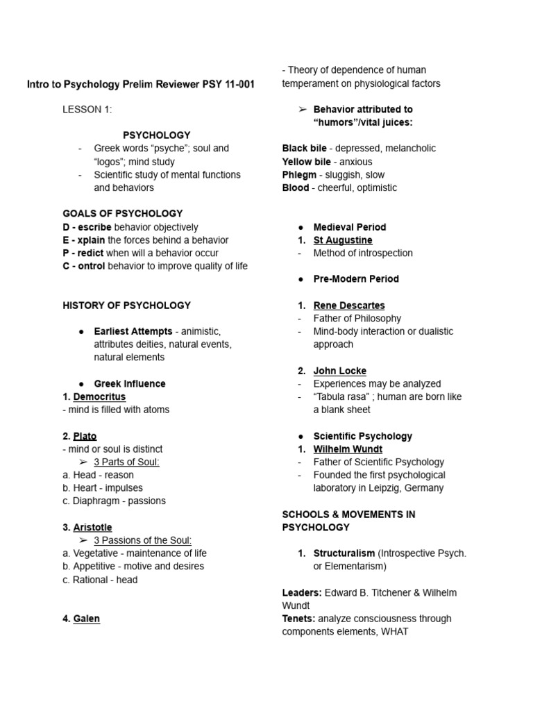 Overview of Psychology and Development | PDF | Psychology | Fetus