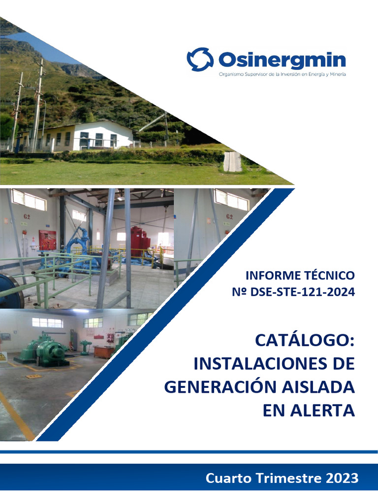 Osinergmin-DSE-IGAA-2023-IV | PDF | Naturaleza | Ciencias fisicas