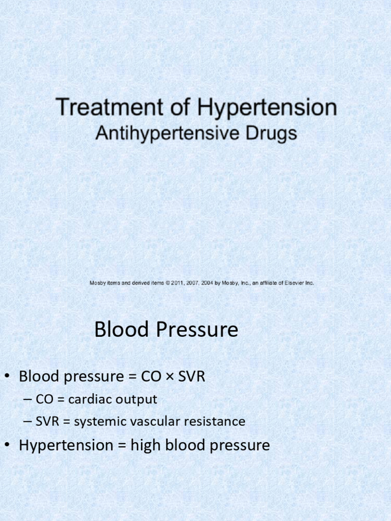 Anti Hypertensives Spring Student(2) | PDF | Hypertension | Medical ...