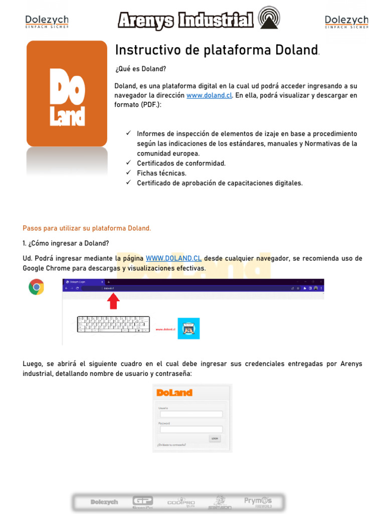 Instructivo de Plataforma Doland | PDF | Software | Informática