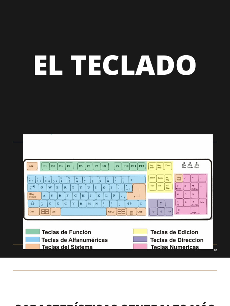 Guía Completa de Tipos de Teclados | PDF
