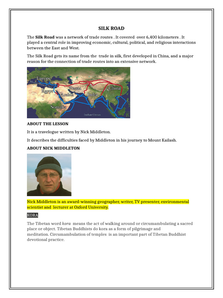 SILK ROAD | PDF | Indian Religions