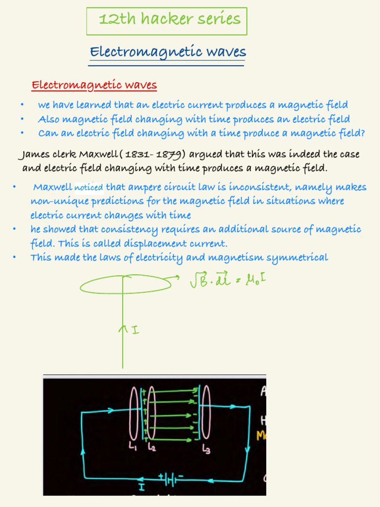 Electromagnetic Waves | PDF | Electromagnetic Radiation | Waves