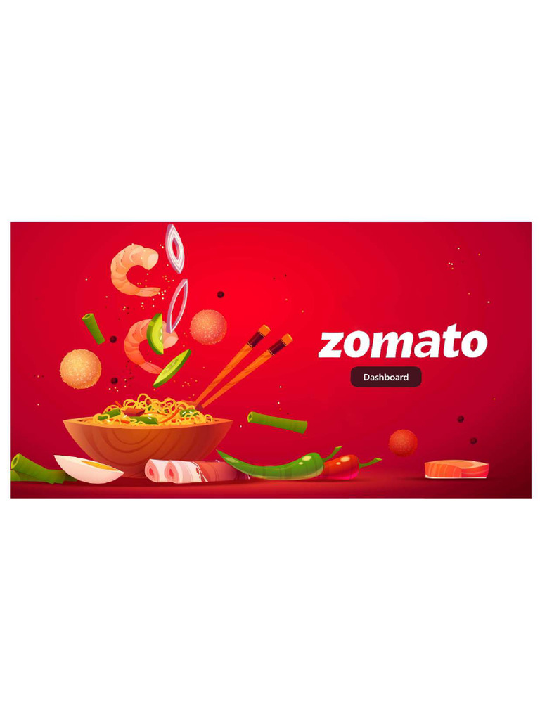 Zomato Dashboard | PDF
